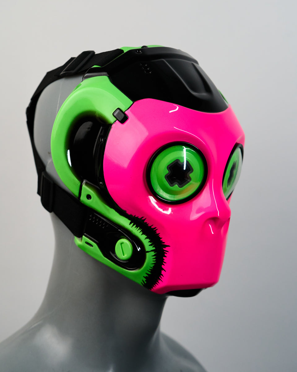 Neo Monkey RGB LED Mask | Sci-Fi Monkey Mask – SecondNature.ws