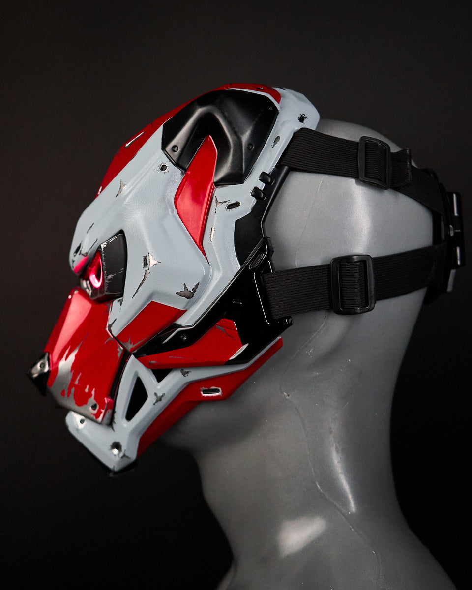 Evo Bear RGB LED Mask | Cosplay Mask | DJ Mask | Customizable ...