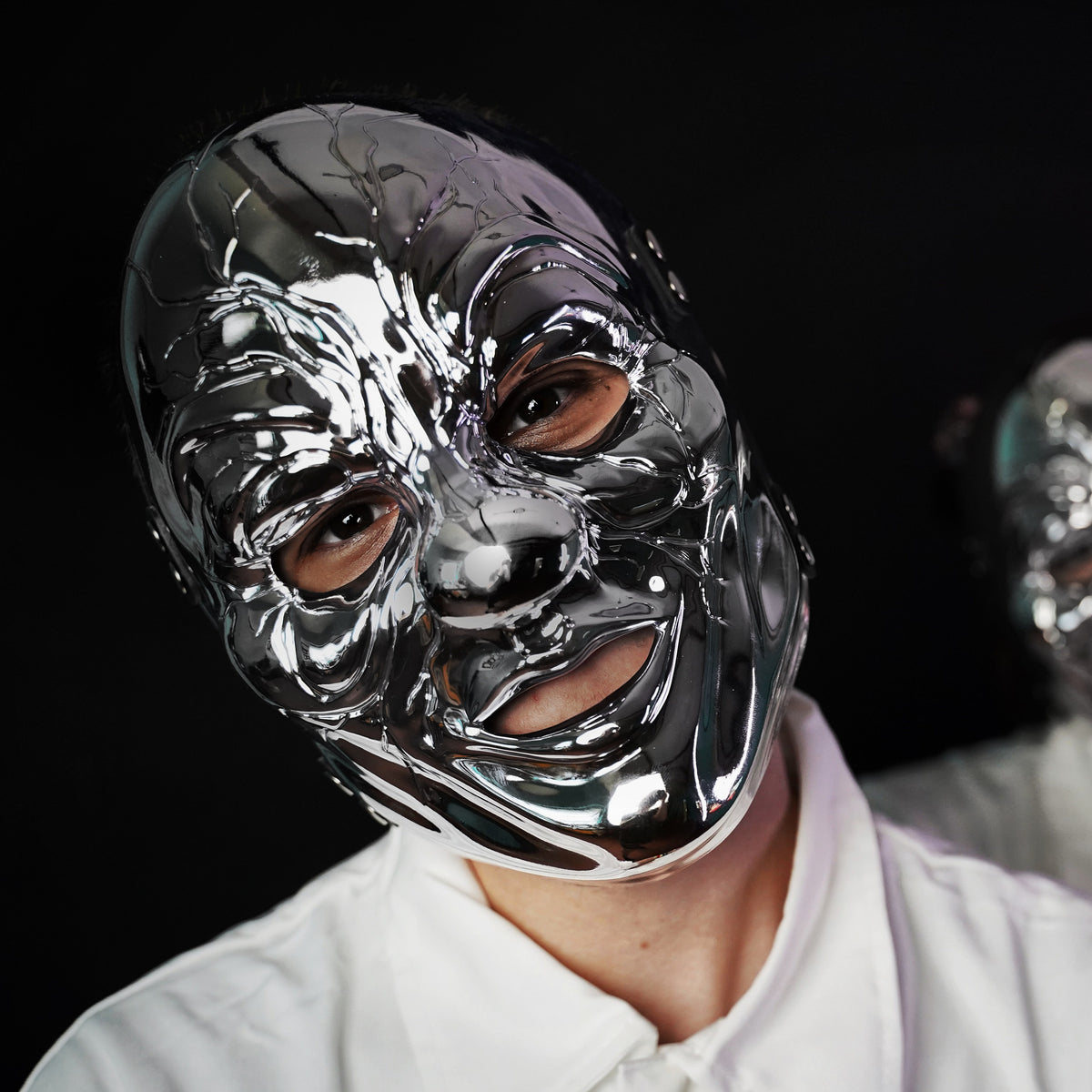 Clown #6 WANYK Chrome mask | We Are Not Your Kind album – SecondNature.ws