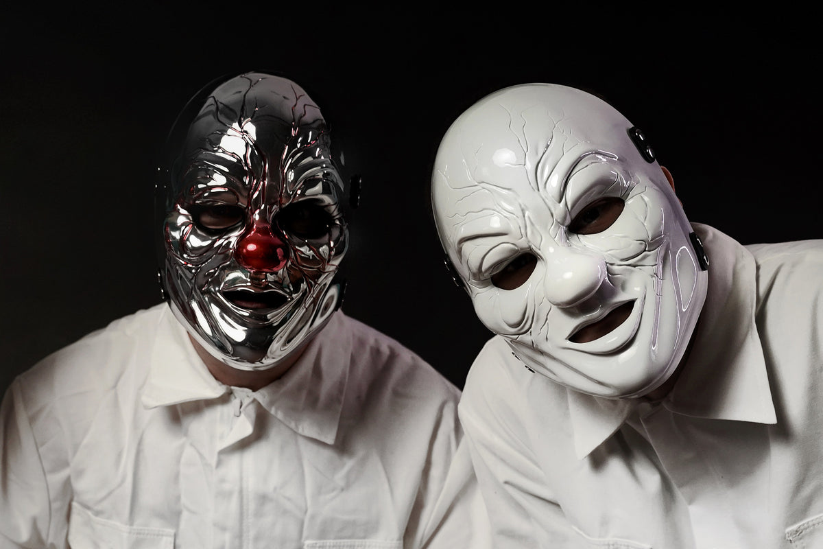 Clown #6 WANYK Chrome mask | We Are Not Your Kind album – SecondNature.ws
